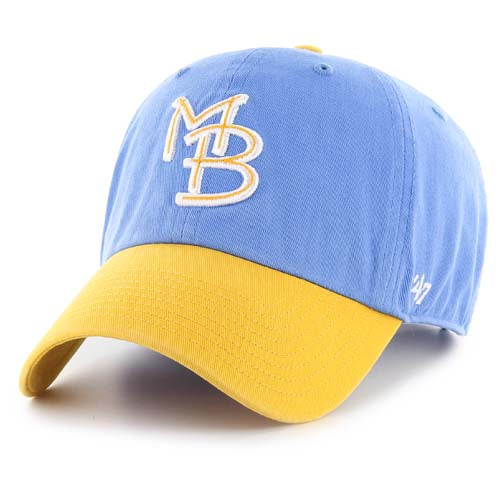 Myrtle Beach Pelicans 47 Brand 2Tone Game Clean Up Adjustable Cap ...